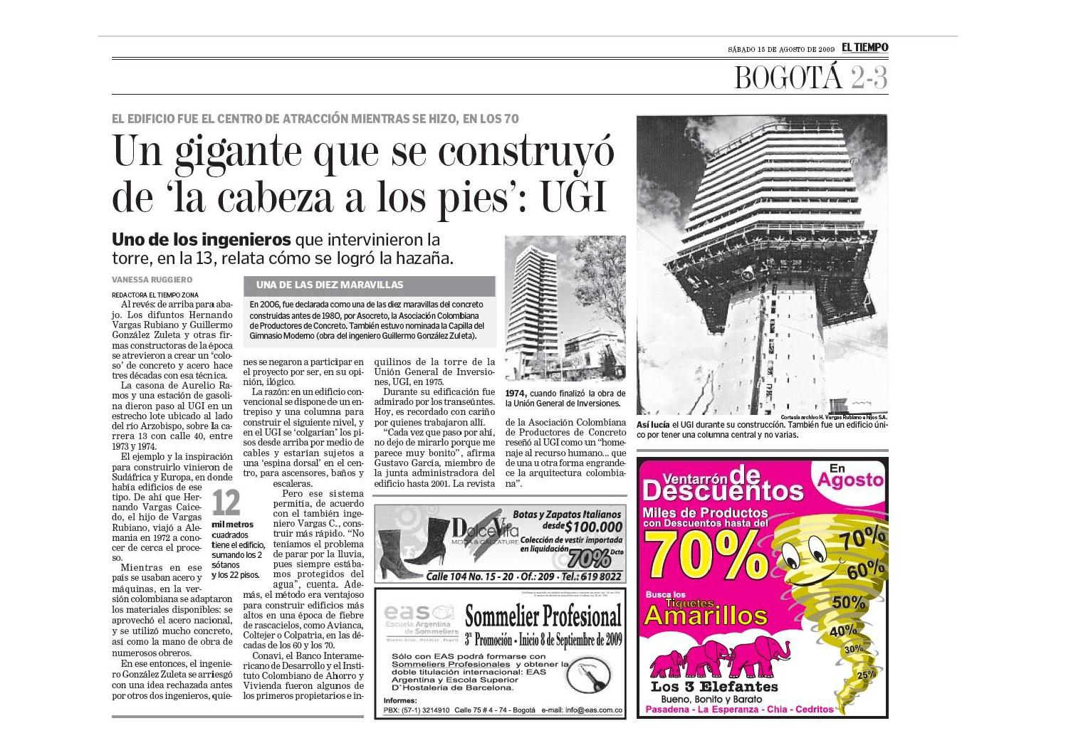 El UGI, un gigante construido de la cabeza a los pies by Vanessa ...