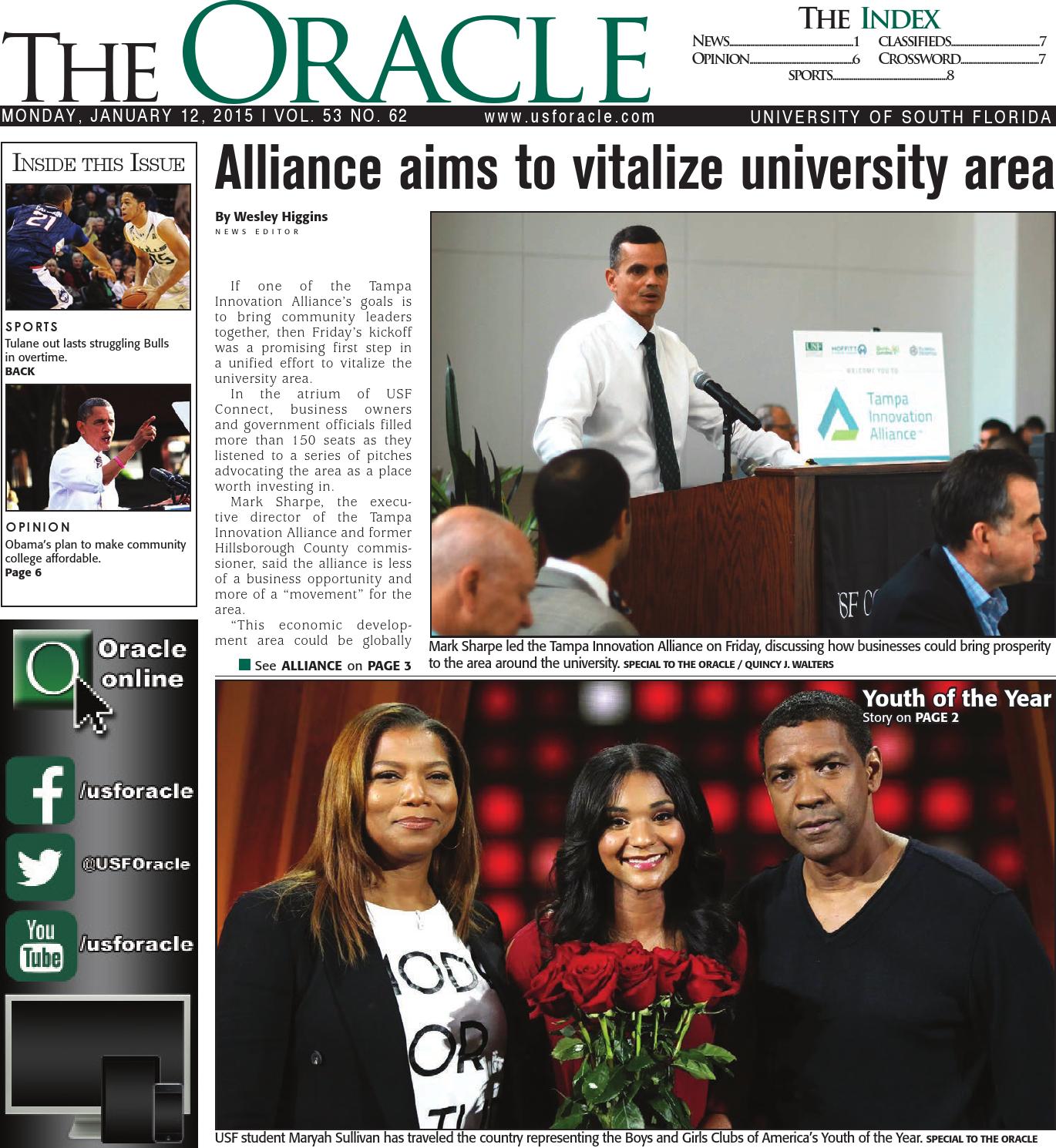 1-12-15 by USF Oracle - Issuu