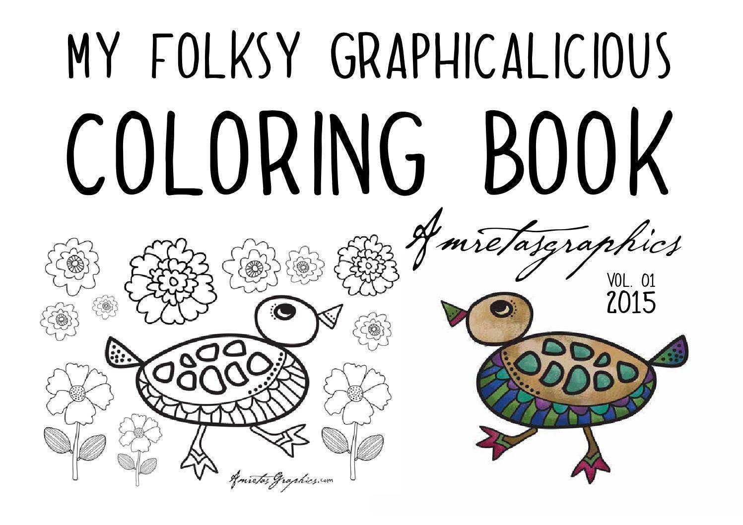 Folksy Graphicalicious Coloring Book Vol. 01/2015 by amreta sidik - Issuu