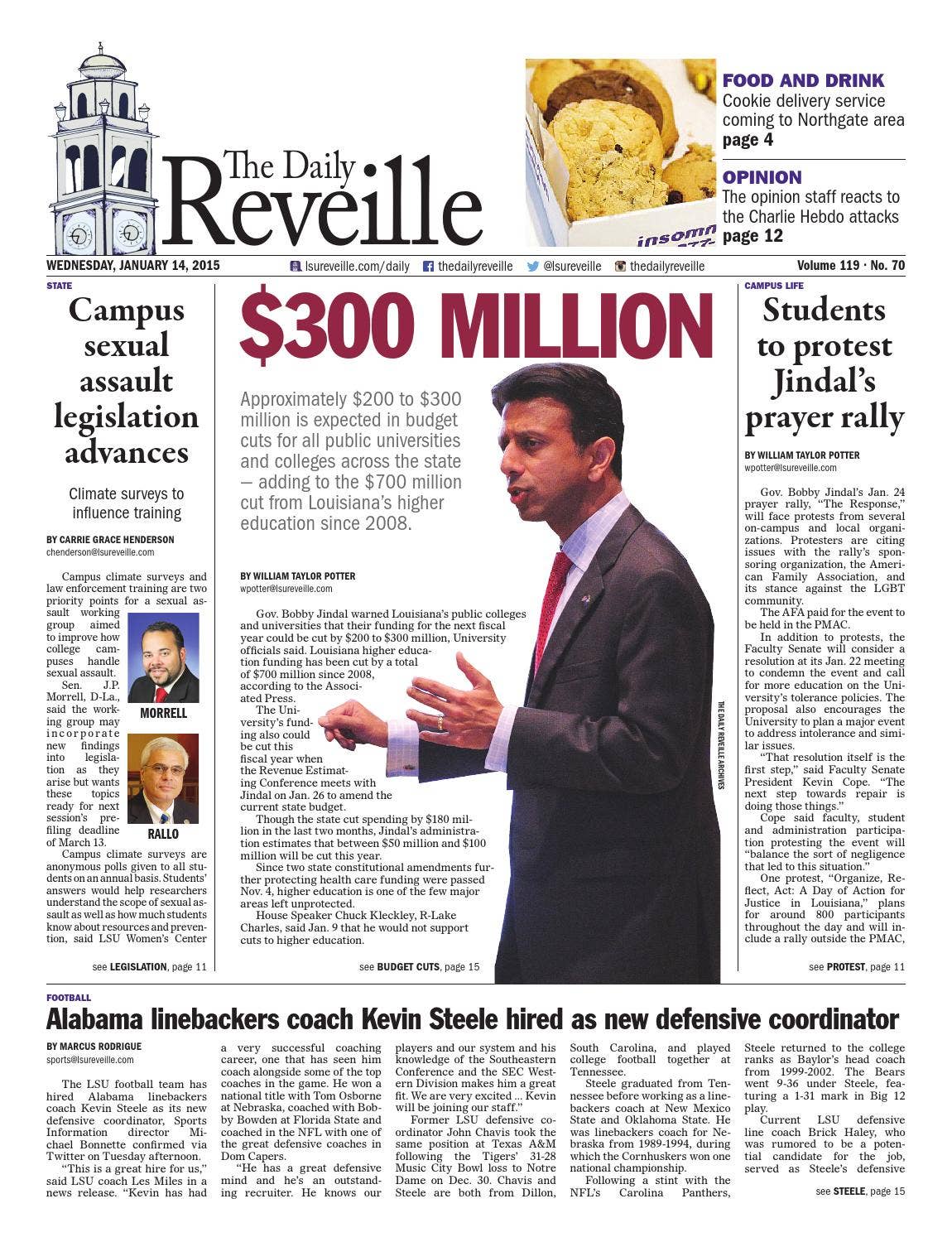 The Daily Reveille - January 14, 2015 by Reveille - Issuu