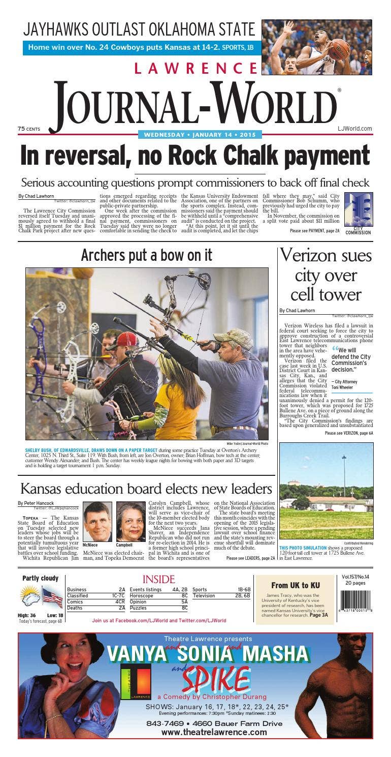 Lawrence Journal-World 01-14-15 by Lawrence Journal-World - Issuu