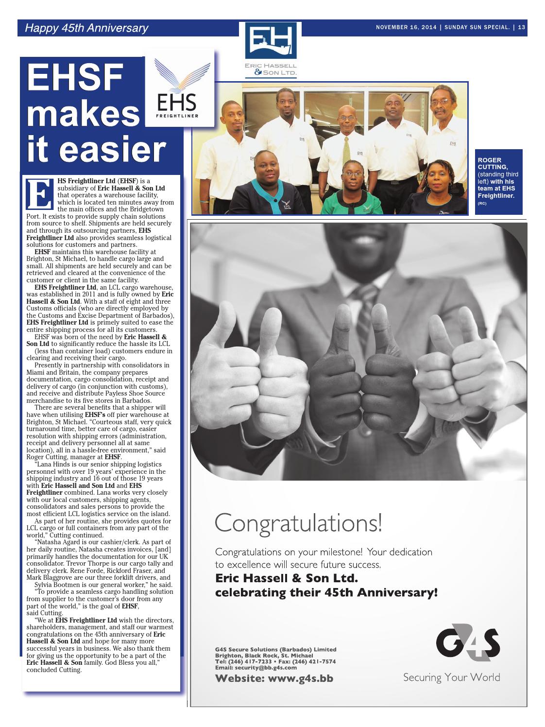 Eric Hassell & Son Ltd 45th Anniversary Special by Nation Publishing Co ...