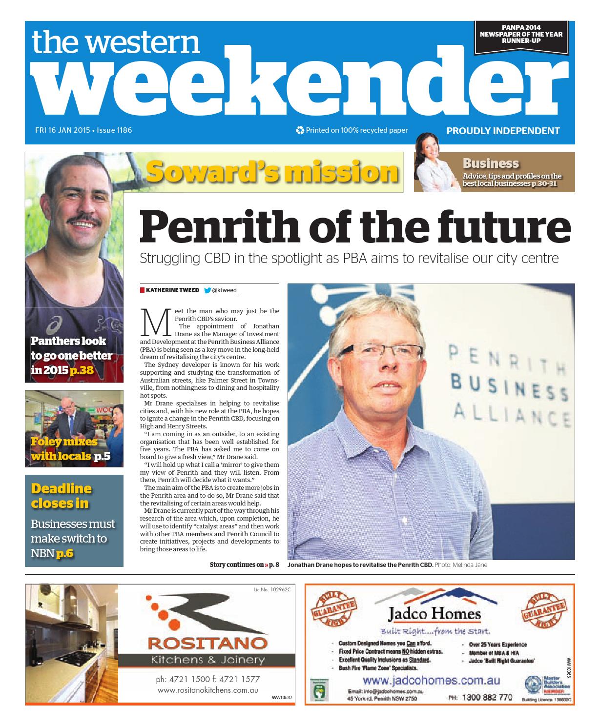 Western Weekender January 16 by Western Sydney Publishing Group - Issuu