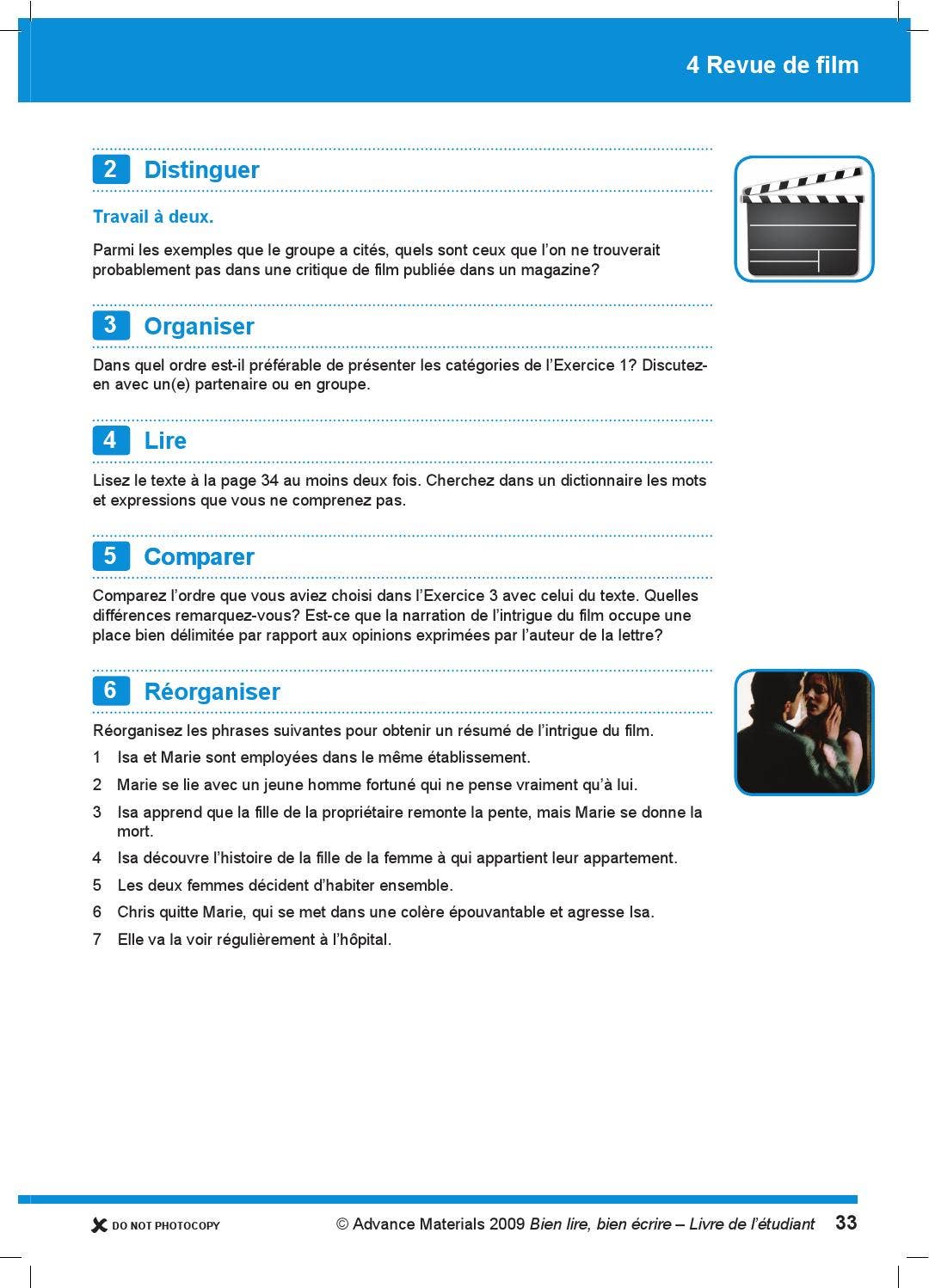 Preview Bien lire, bien écrire: Livre de l'étudiant by Cambridge ...