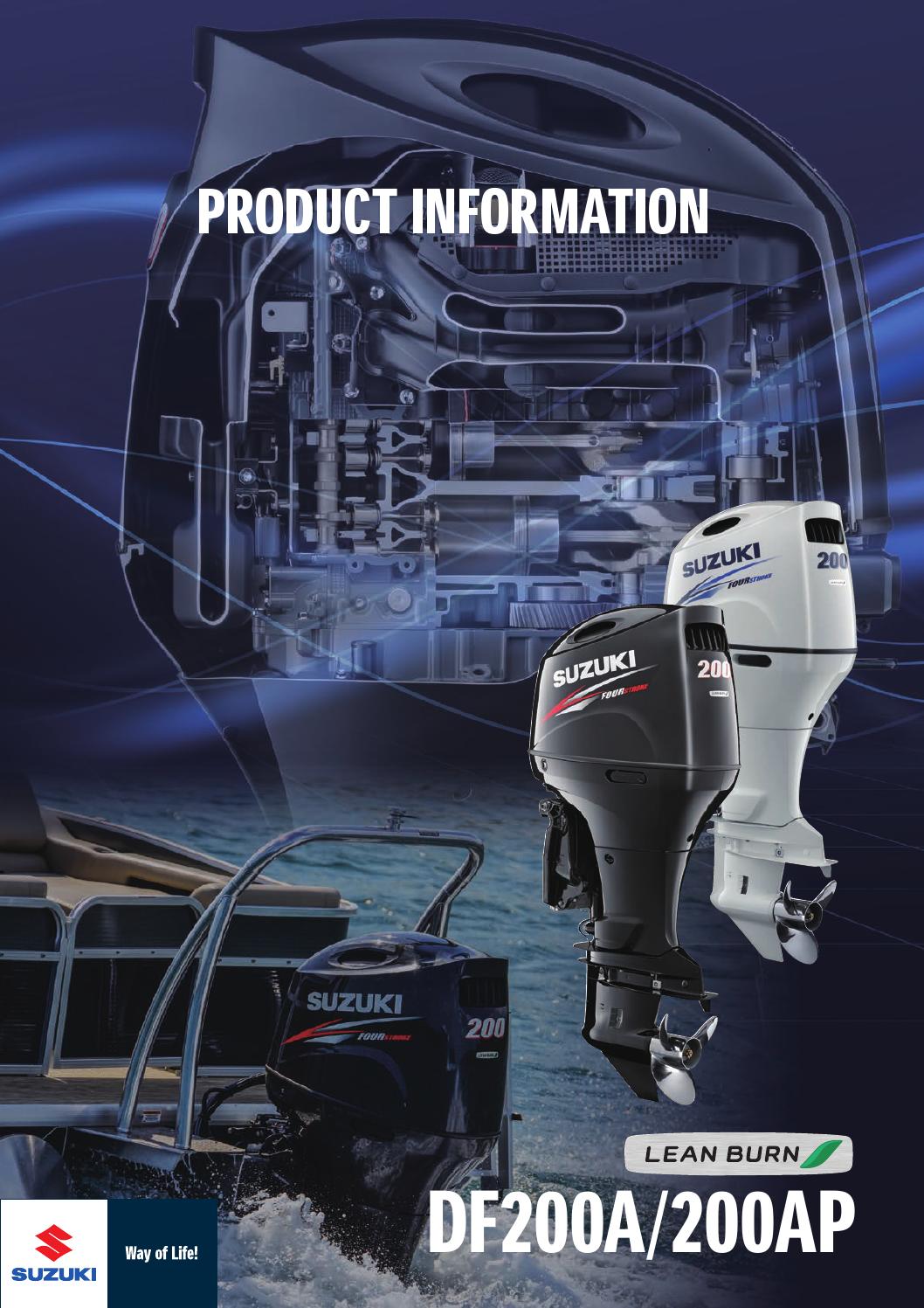 Suzuki Marine - Product Information DF200A by Emil Frey Digital AG - Issuu