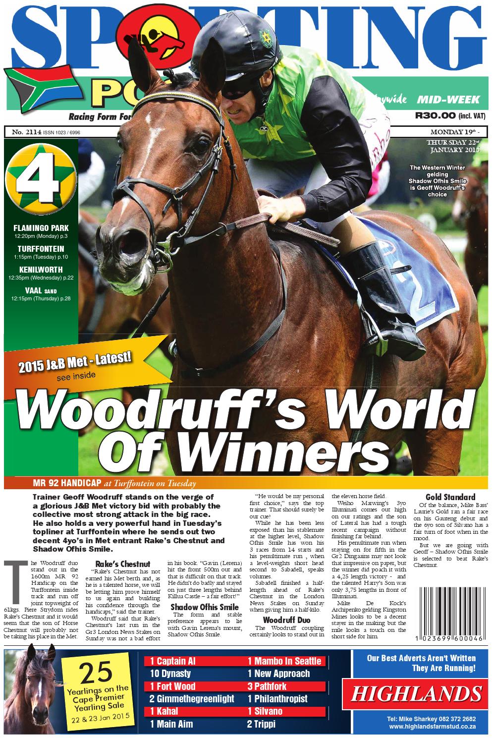 19-22 Jan #2114 Sporting Post by Sporting Post - Issuu