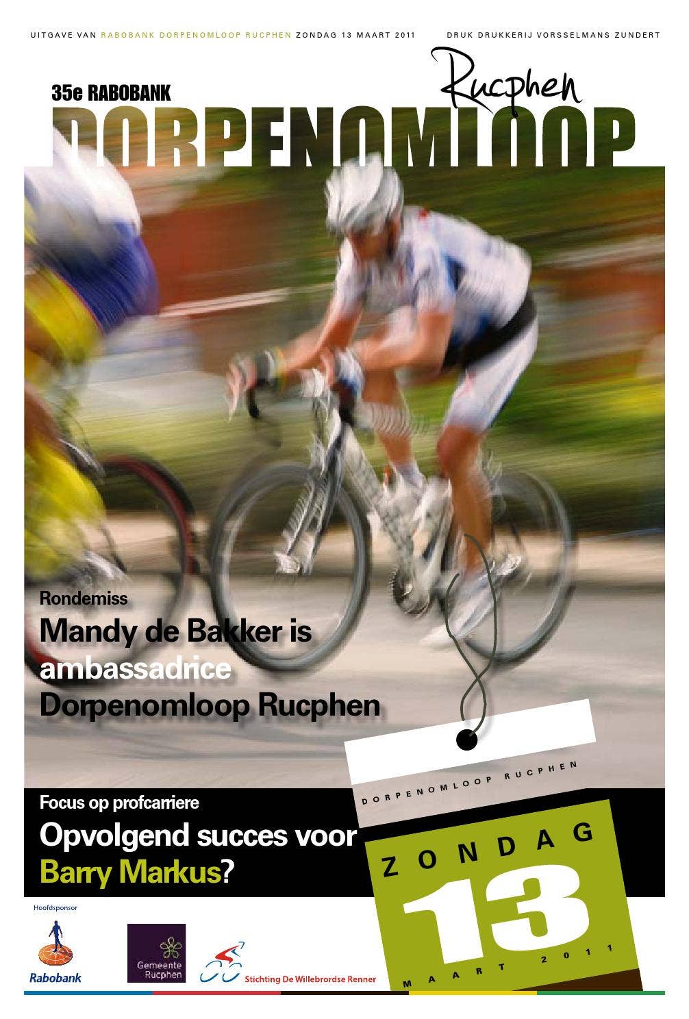 Dorpenomloop Rucphen 2014 by Uitgeverij de Bode - Issuu