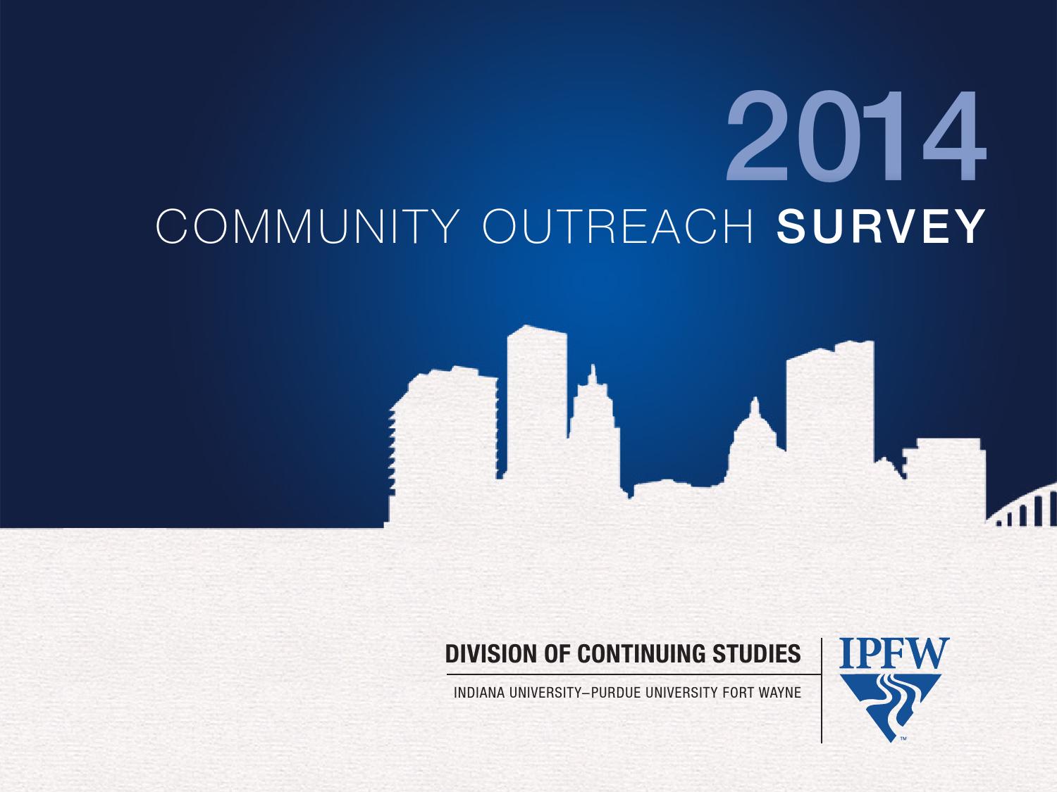 DCS Community Outreach Survey Report by Purdue Fort Wayne Continuing ...