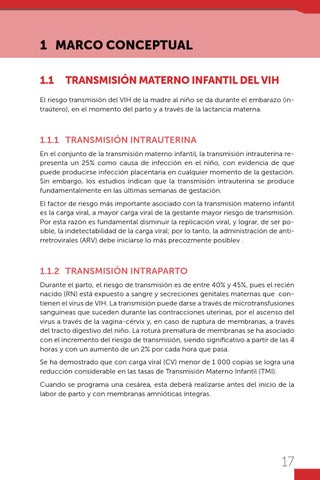 Guia de prevencion y control de la transmision materno infantil del VIH/Sida y Sifilis congenita ...