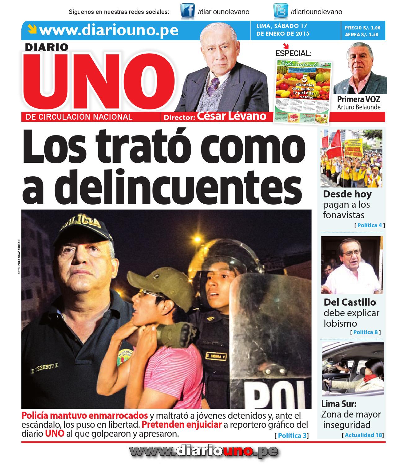 Diario UNO - 17 Enero 2015 by Diario UNO - Issuu