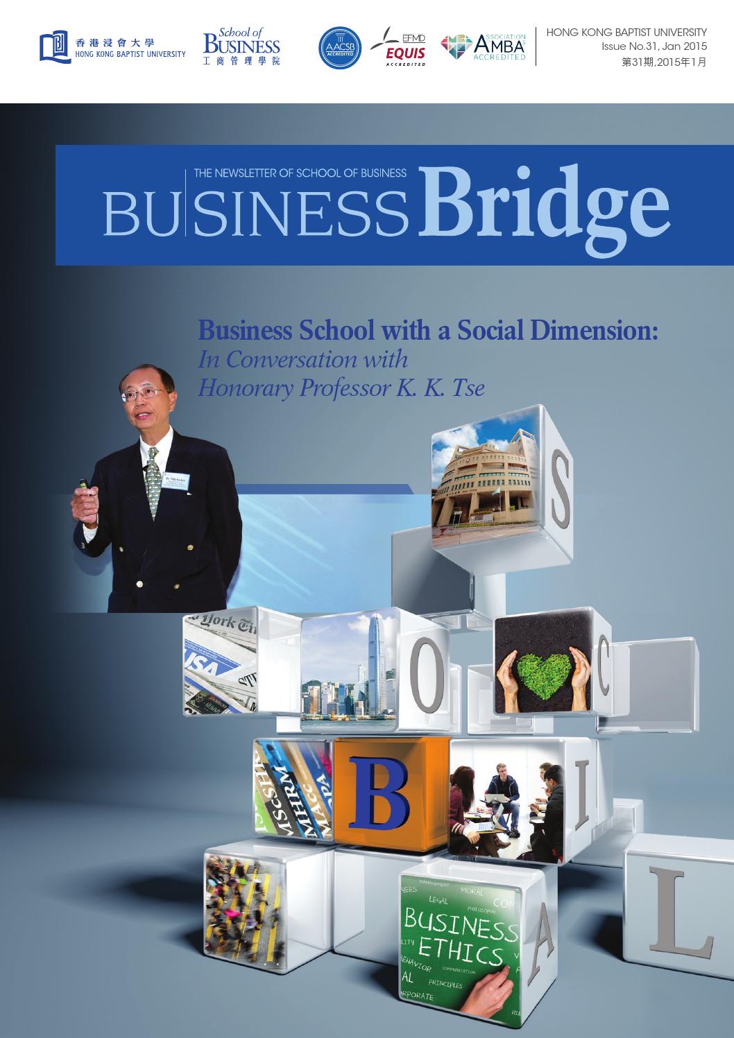 Business Bridge - Issue 31 by Hong Kong Baptist University - School of ...