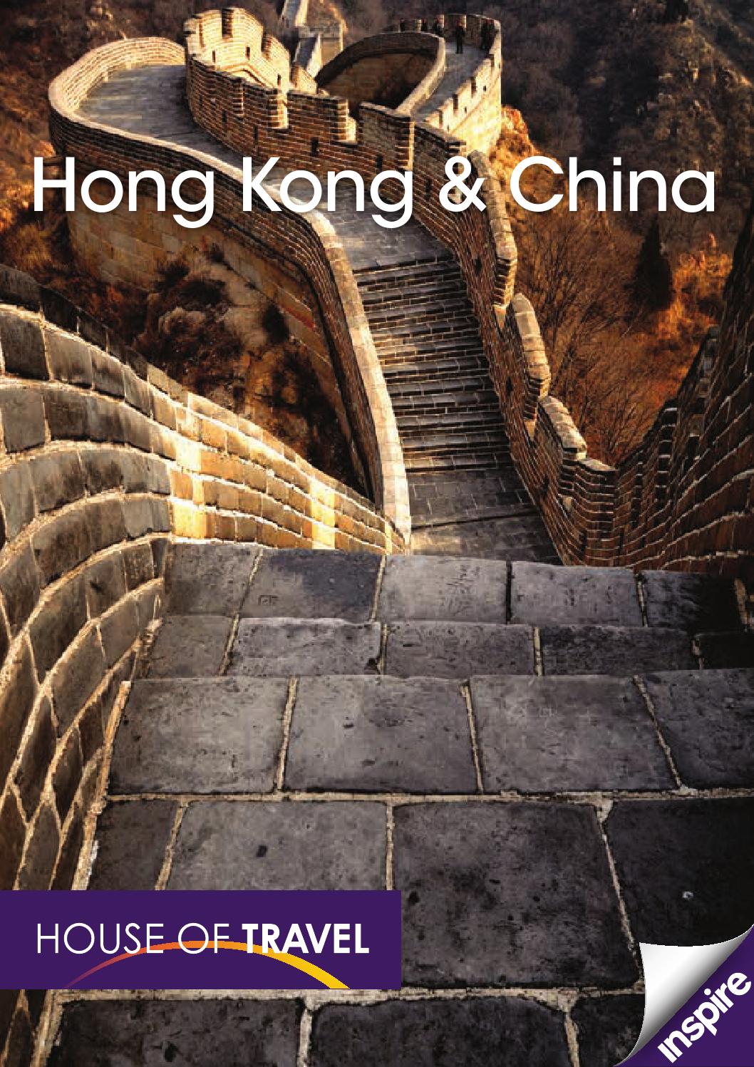 Hong Kong & China Brochure 2015 by House of Travel - Issuu
