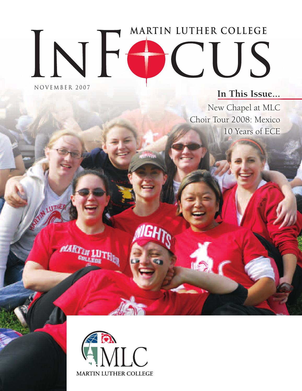 InFocus - November 2007 by Martin Luther College - Issuu