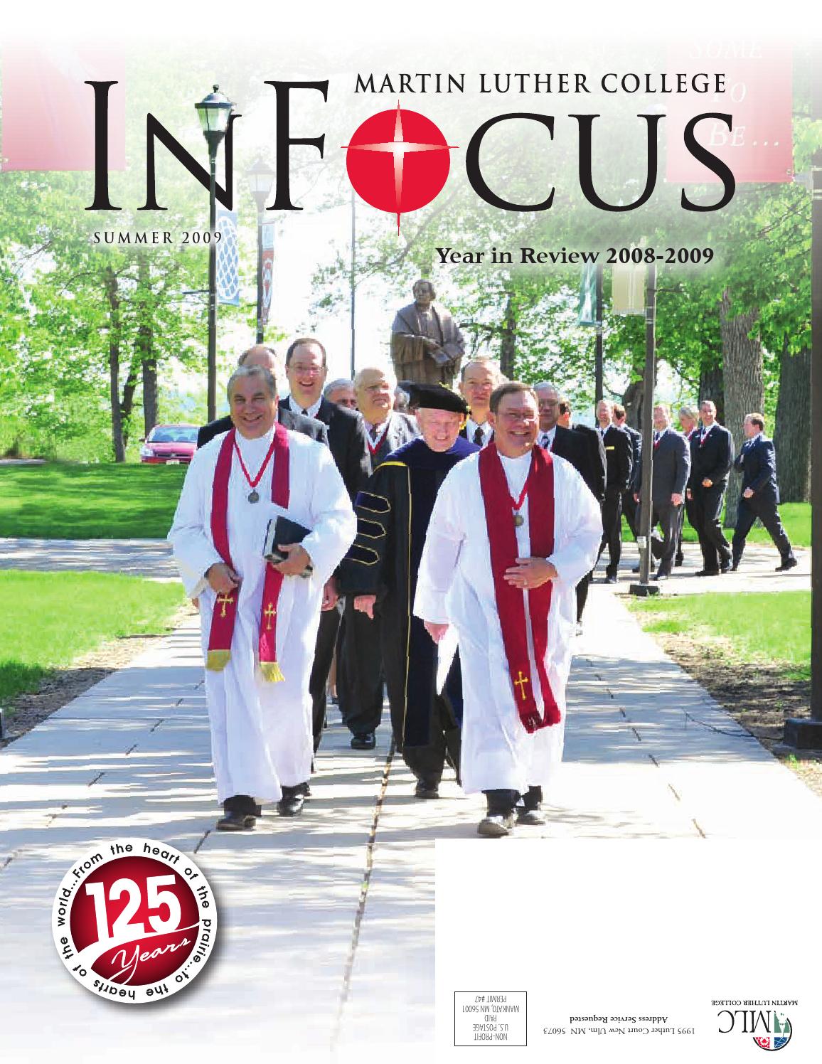 InFocus - Year In Review 2008-2009 by Martin Luther College - Issuu