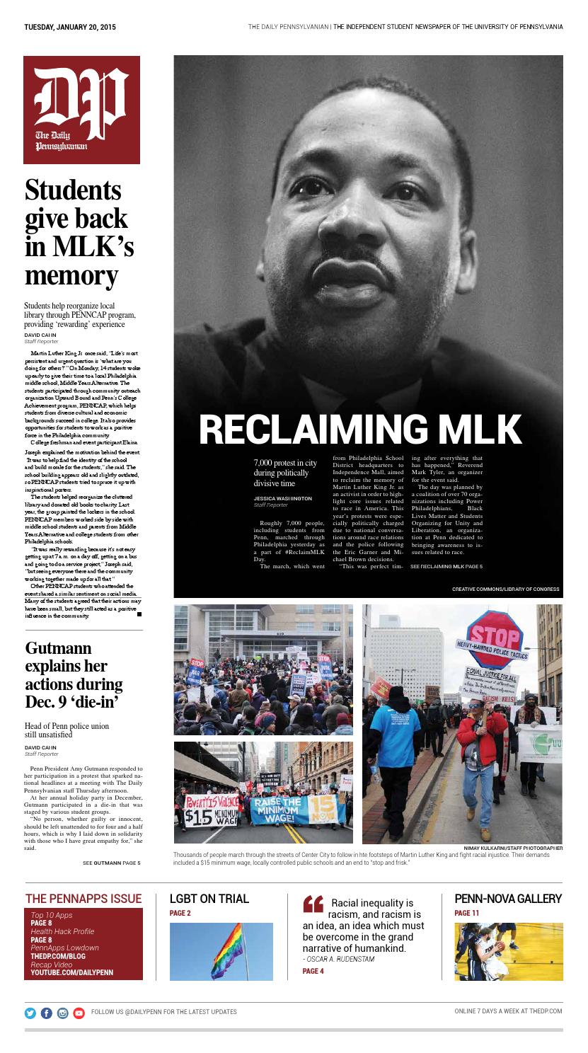 January 20, 2015 by The Daily Pennsylvanian - Issuu