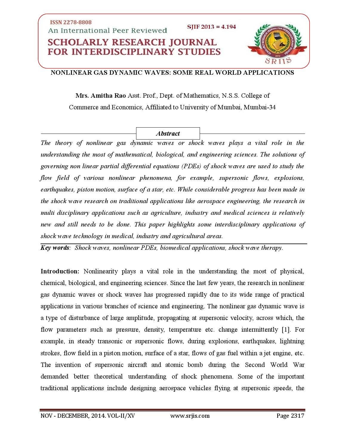 12 mrs amitha rao by Scholarly Research Journal"s - Issuu