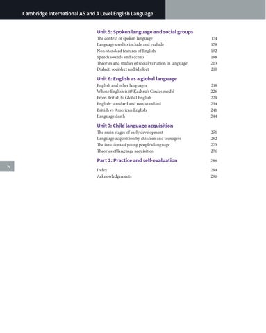 Preview Cambridge International AS and A Level English Language by ...