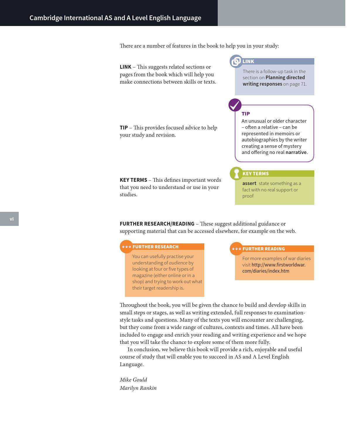 Preview Cambridge International AS and A Level English Language by ...
