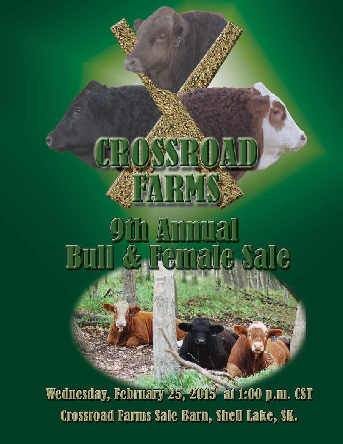 Crossroad Farms 9th Annual Bull & Female Sale 2015 by Today's ...