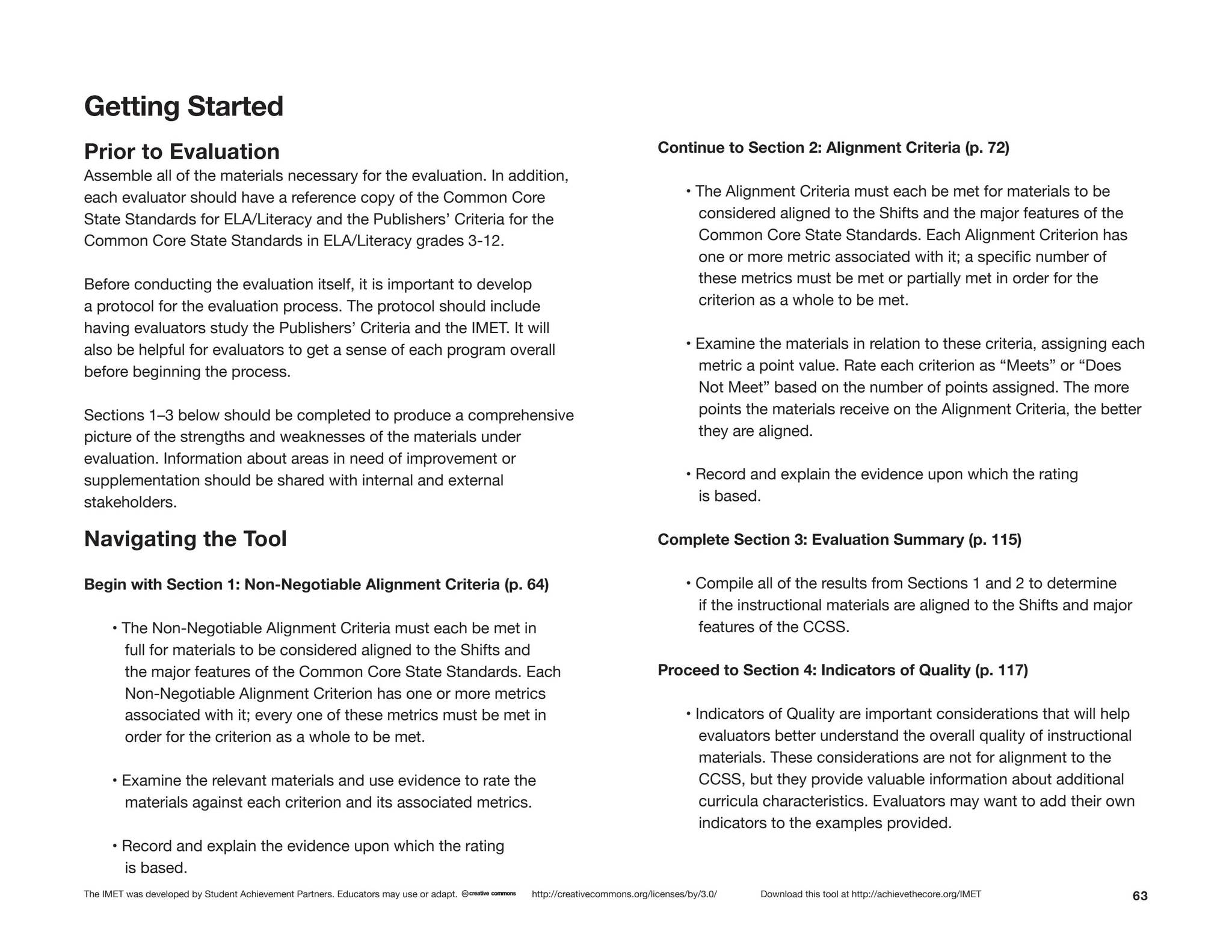 Toolkit for Evaluating the Alignment of Instructional and Assessment ...