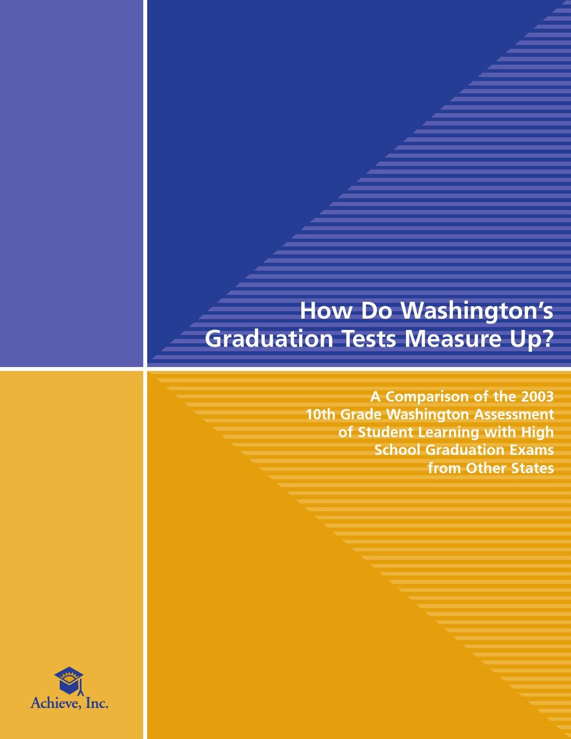How Do Washington's Graduation Tests Measure Up? by NextGenScience - Issuu