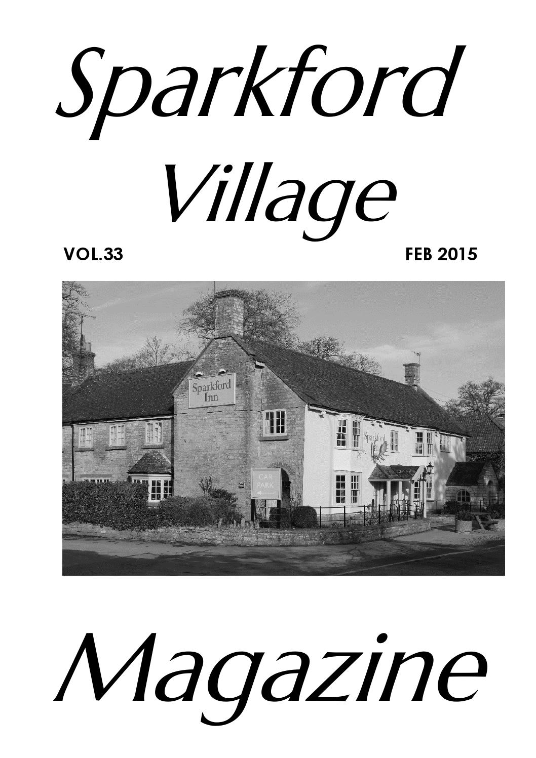 Sparkford Village Magazine Vol 33 Feb 2015 by Sparkford Village ...