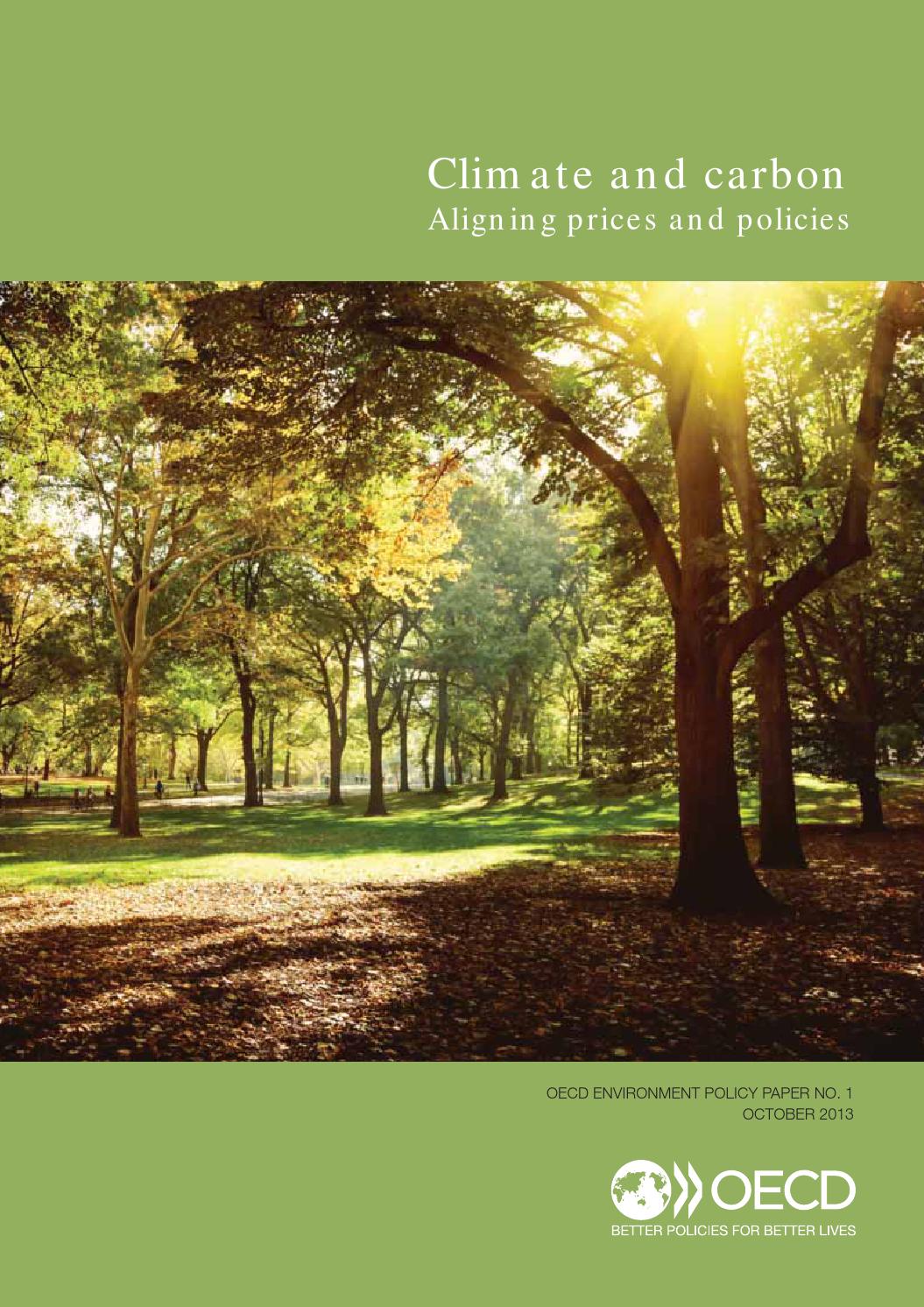 Climate and Carbon - Policy Paper 2013 by OECD - Issuu