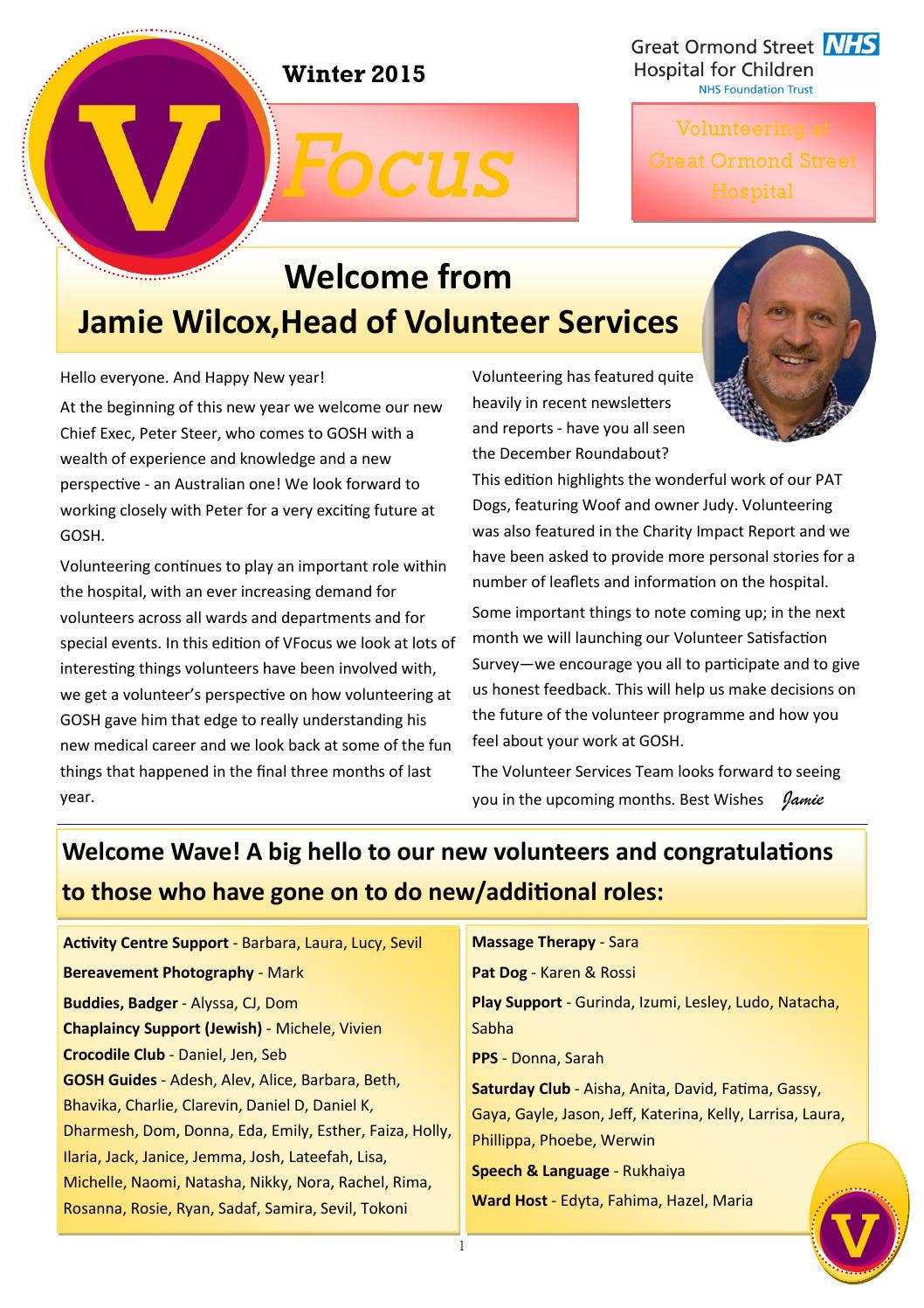 V-focus Winter 2014 issue by Great Ormond Street Hospital Children's ...
