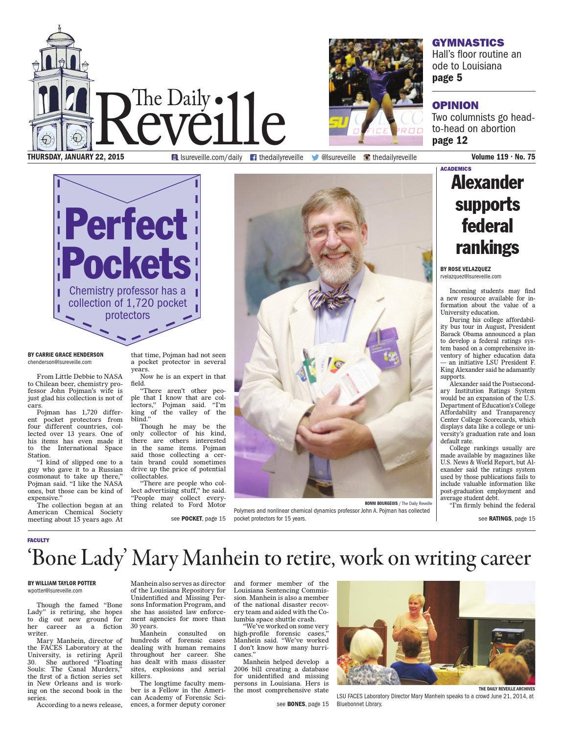 The Daily Reveille - January 22, 2015 by Reveille - Issuu