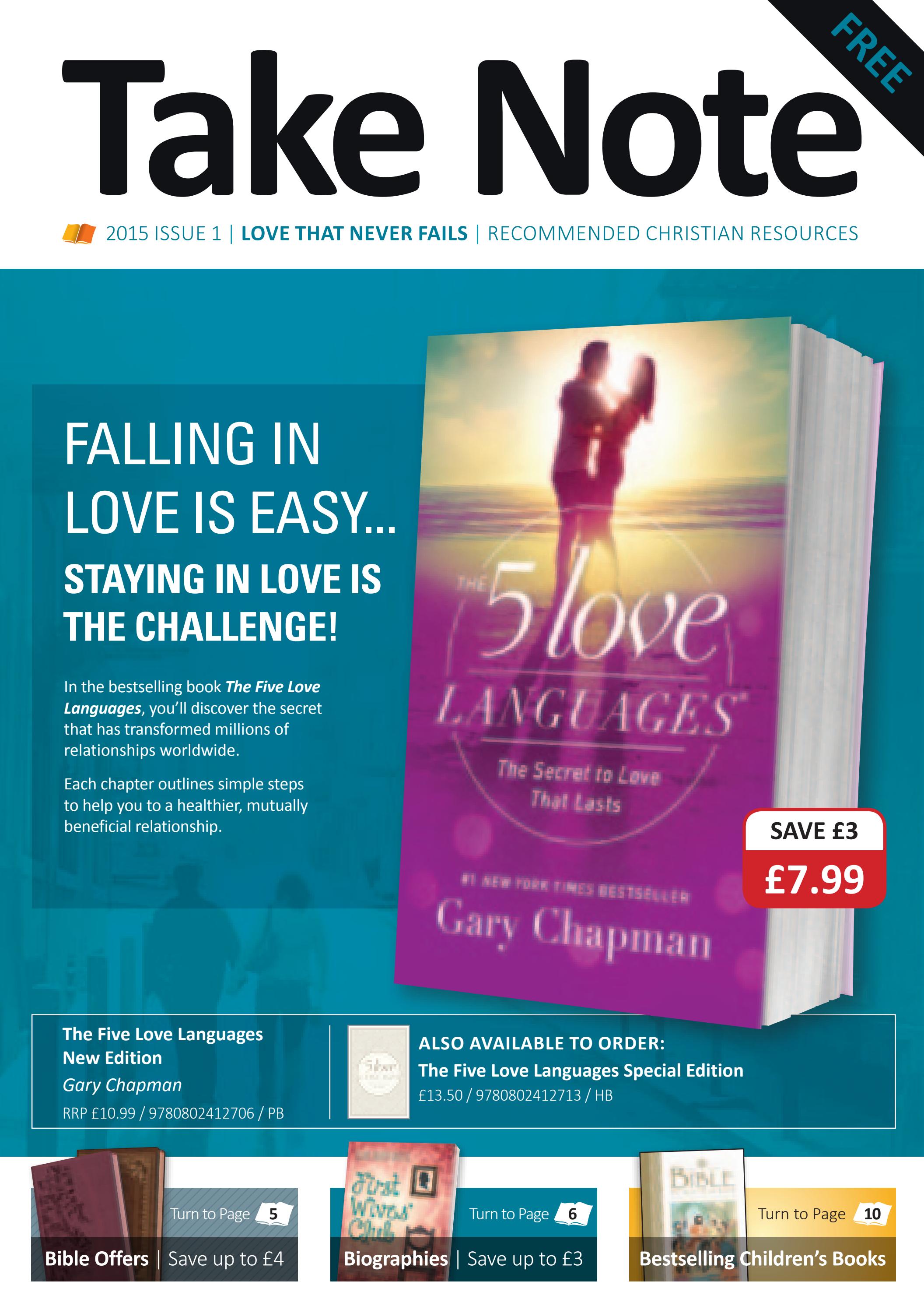 Take Note Issue 1 - 2015 by Kingsway CLC Trust - Issuu