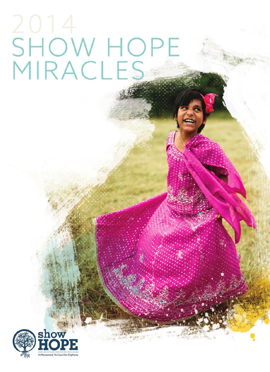 2014 Show Hope Miracles Book by Show Hope - Issuu