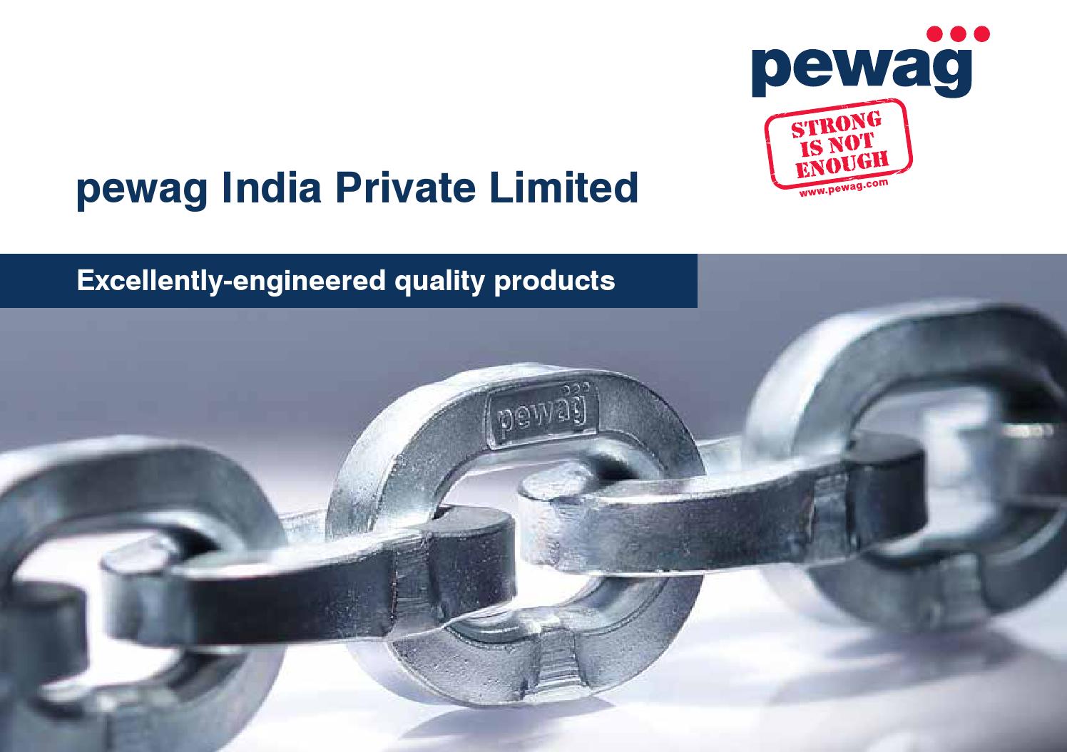 Folder pewag india by pewag - Issuu