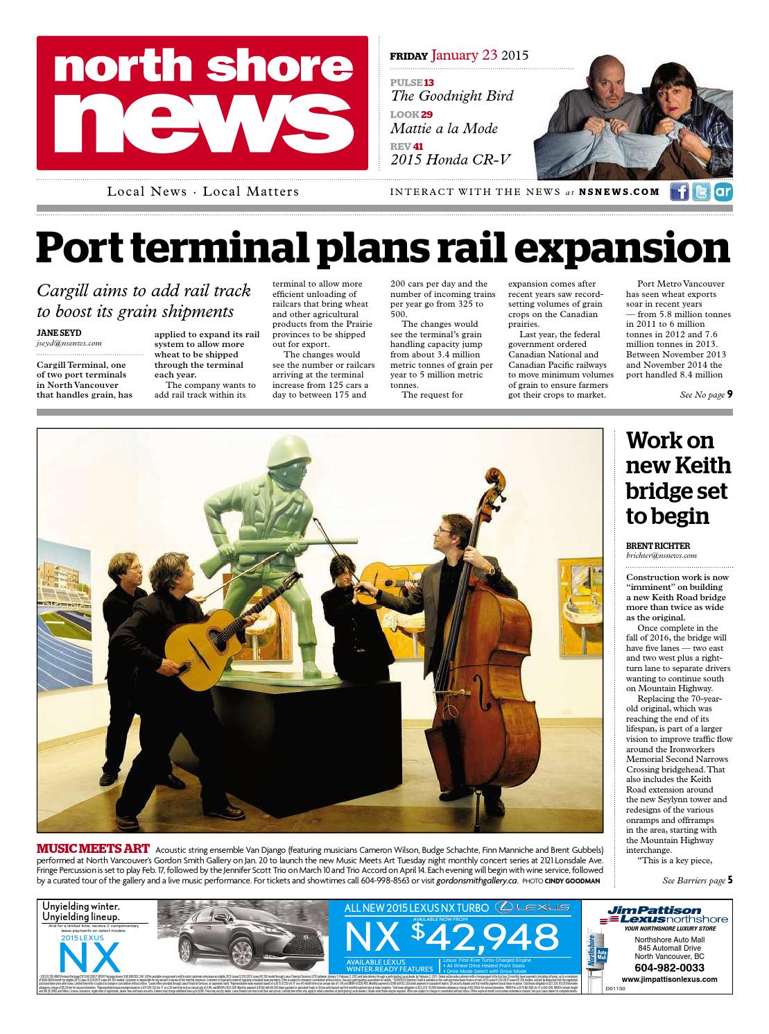 North Shore News January 23 2015 by North Shore News - Issuu