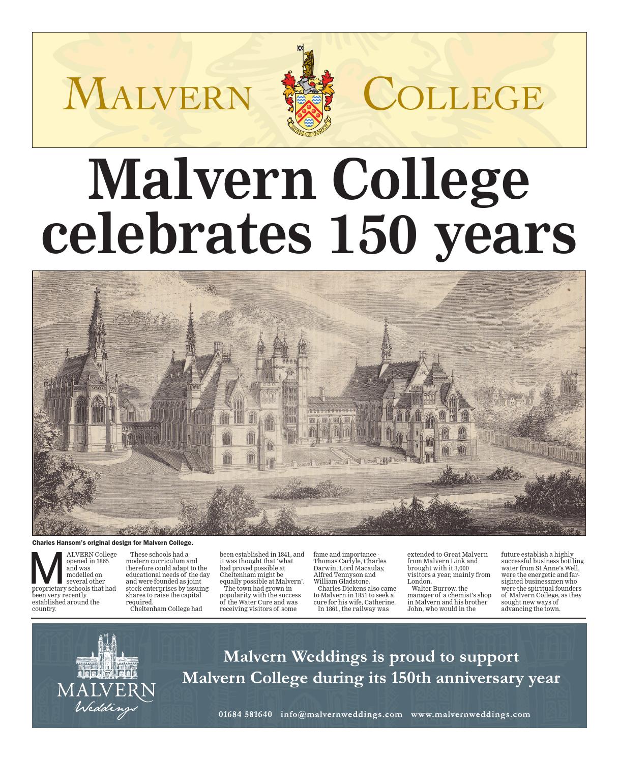 Malvern College Celebrates 150 Years by Malvern College - Issuu