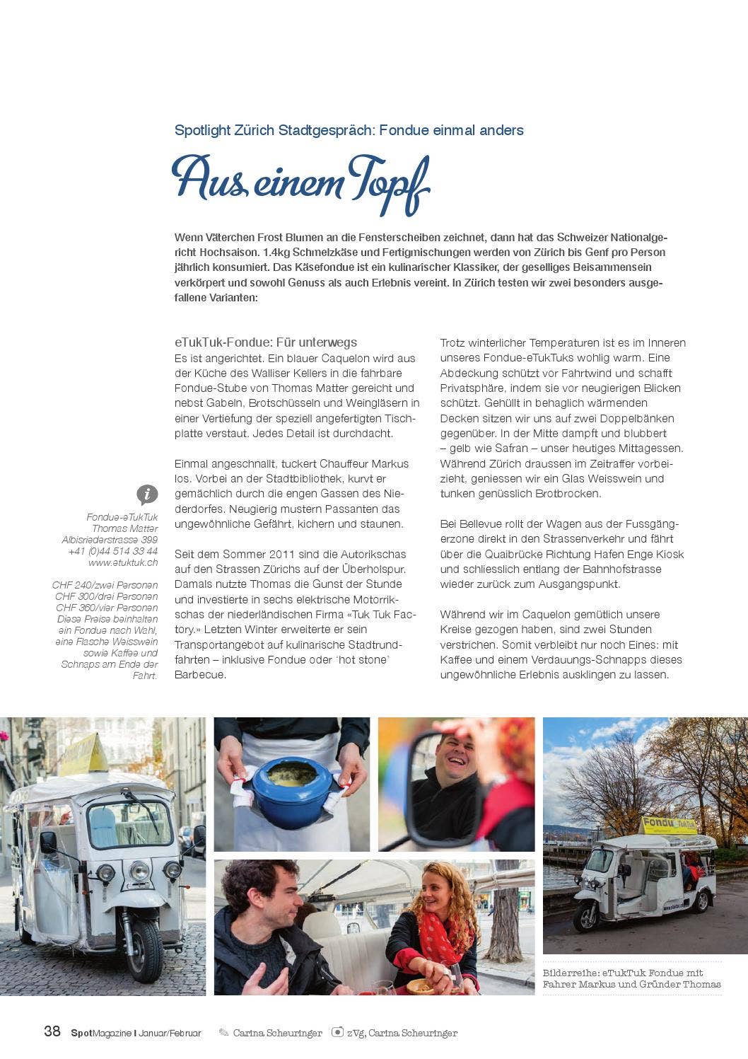 Spot Magazine - Januar Februar 2015 by Spot Magazine - Issuu