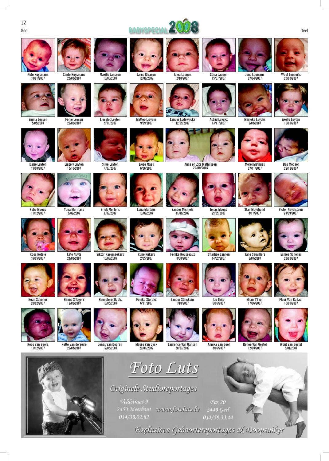 Babyspecial 2008 kempen by Mediahuis België - Issuu