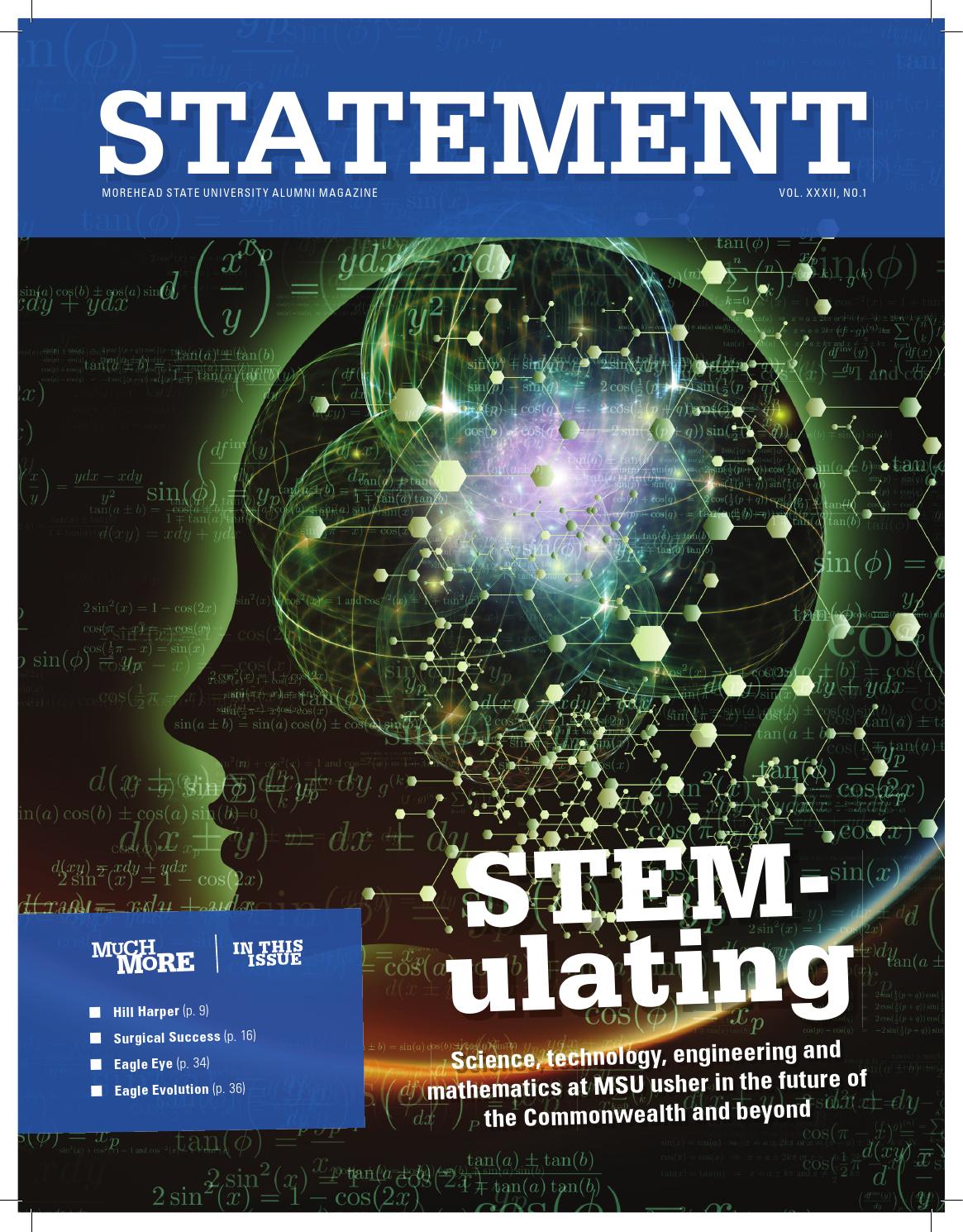 Statement Magazine Winter 2015 by Morehead State University - Issuu