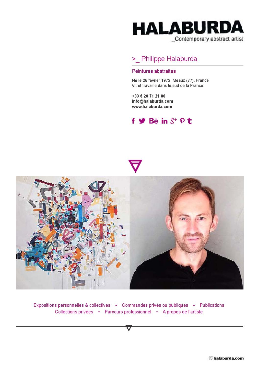 Peintures Philippe Halaburda by philippe halaburda - Issuu