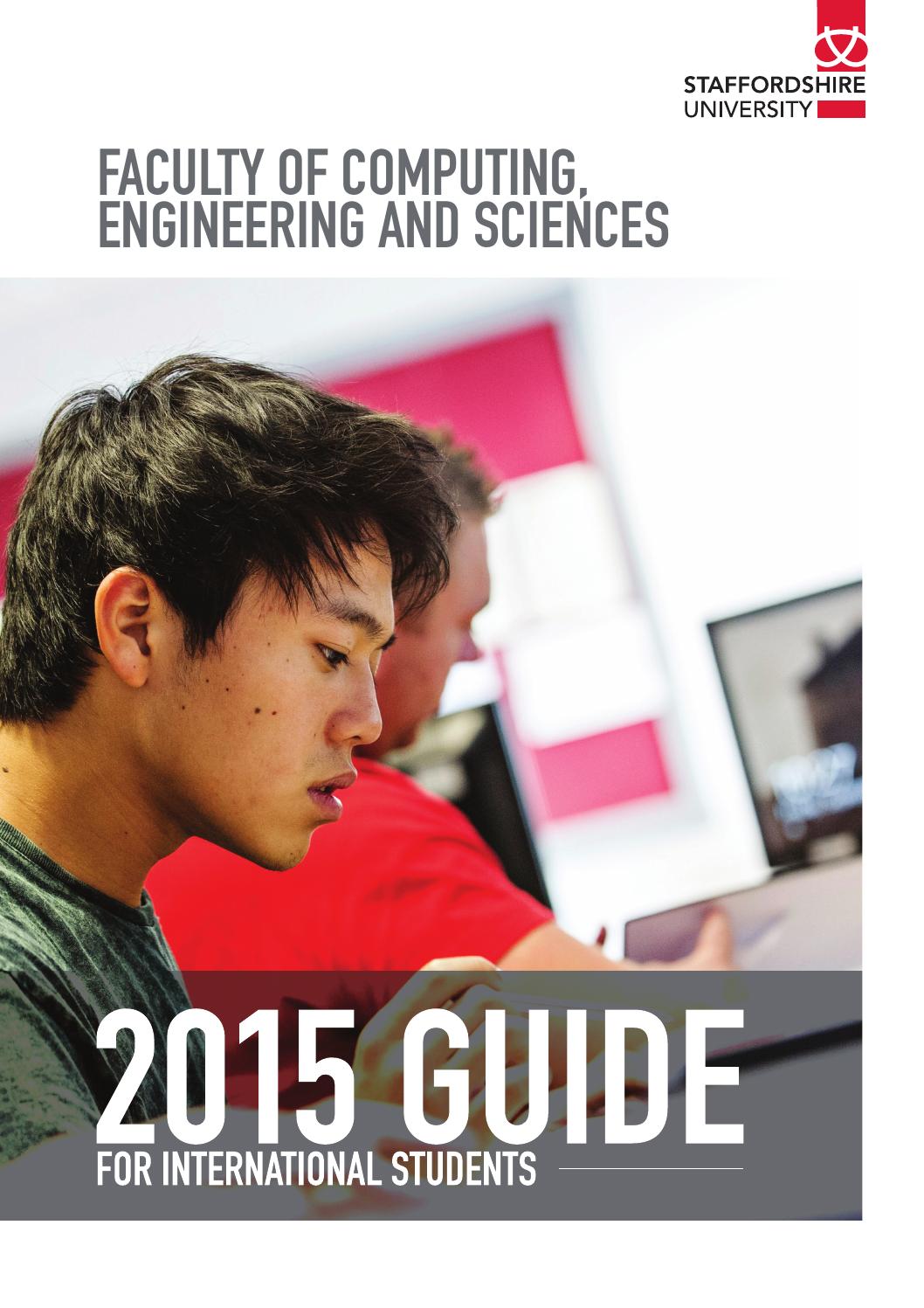 International Students. Faculty of Computing, Engineering and Sciences ...