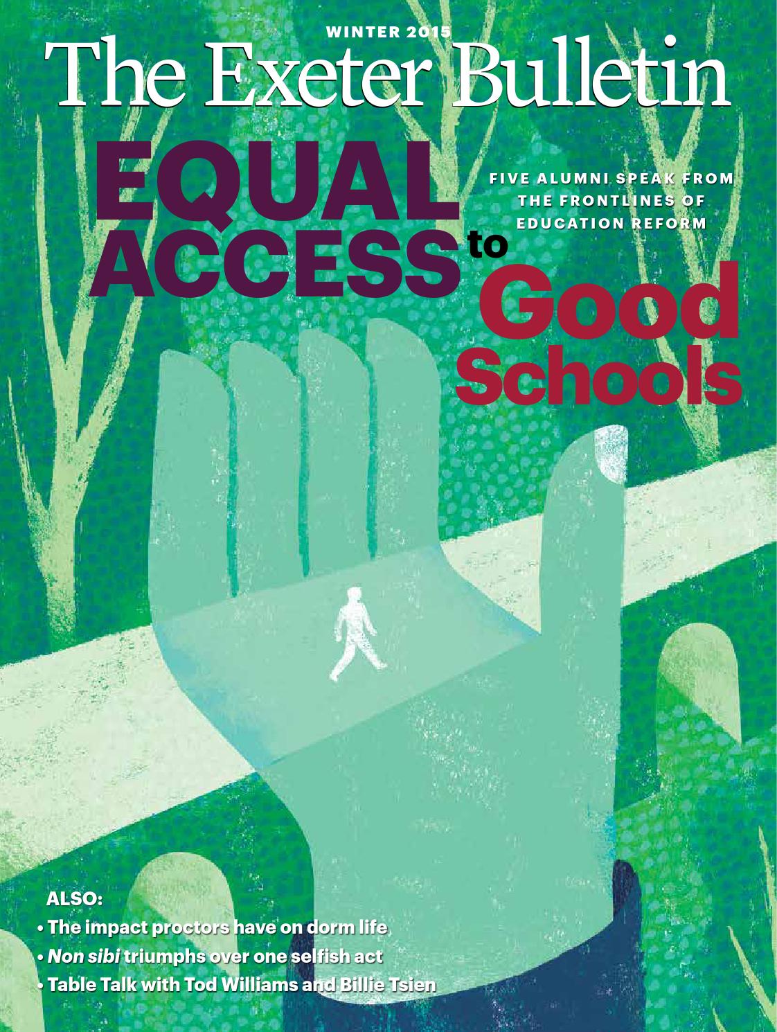 The Exeter Bulletin, winter 2015 by Phillips Exeter Academy - Issuu