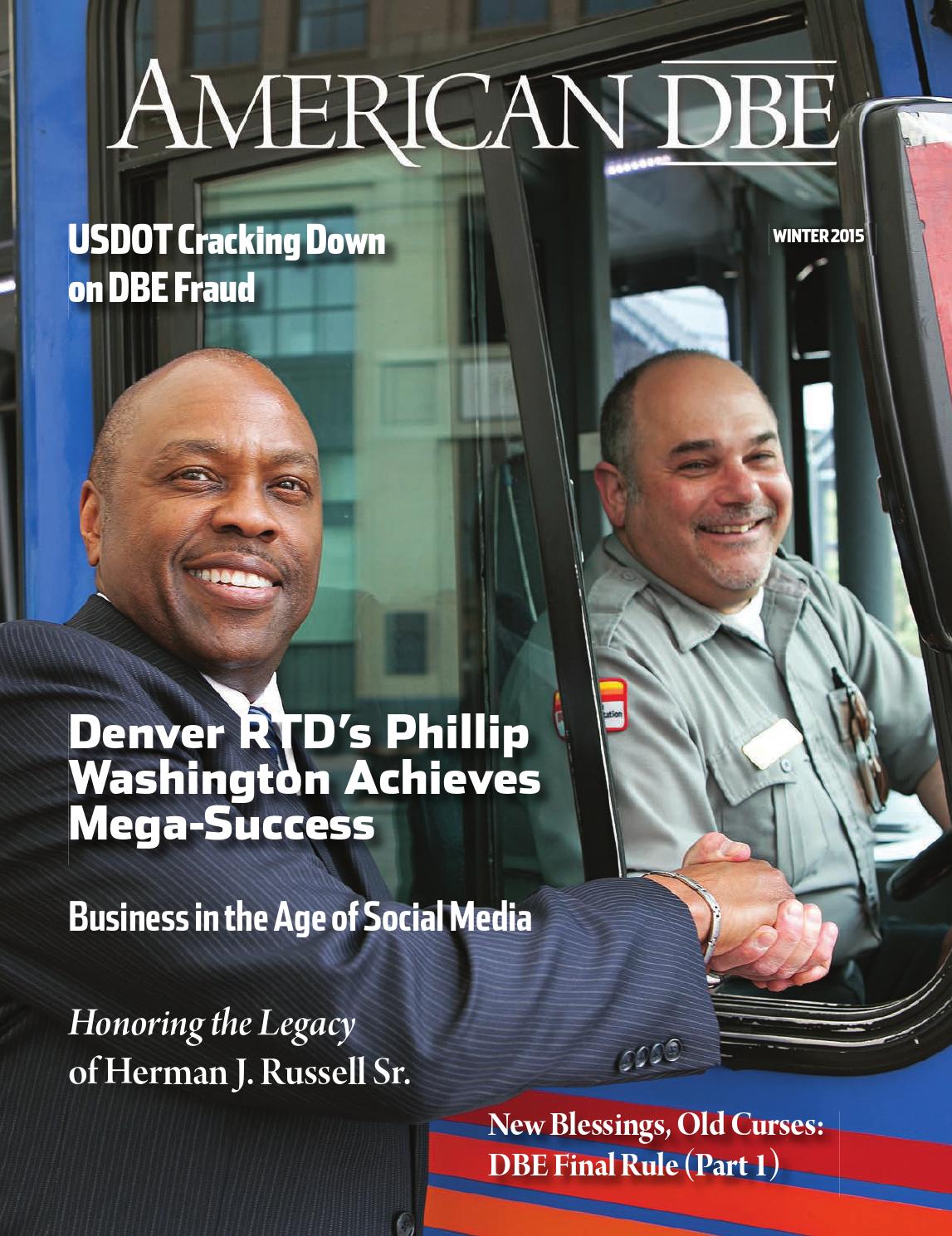 American DBE Magazine Winter 2015 by American DBE Magazine - Issuu