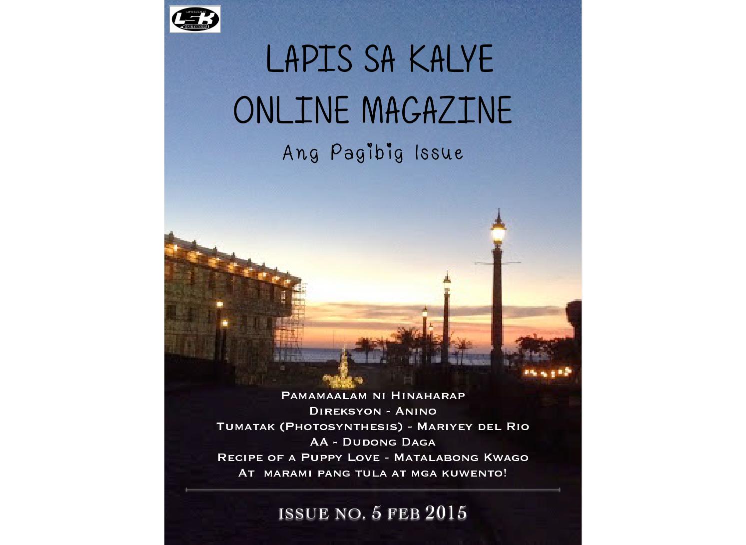 Lapis sa Kalye Issue 5 by Lapis Sa Kalye - Issuu