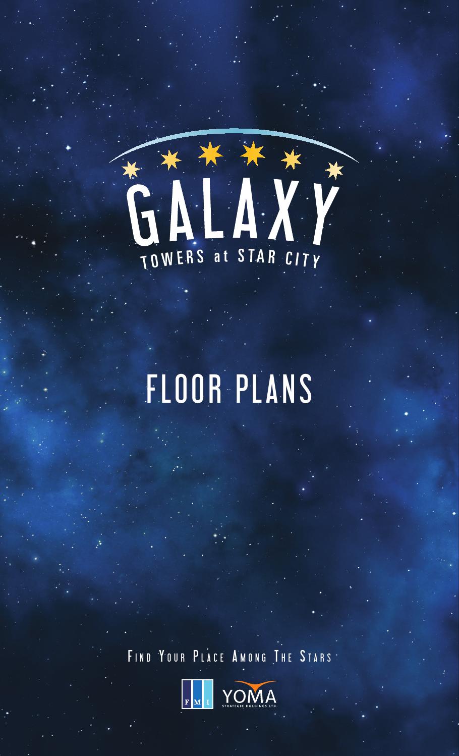 Galaxy Towers at Star City - Floor Plans by G. Ryan Design - Issuu