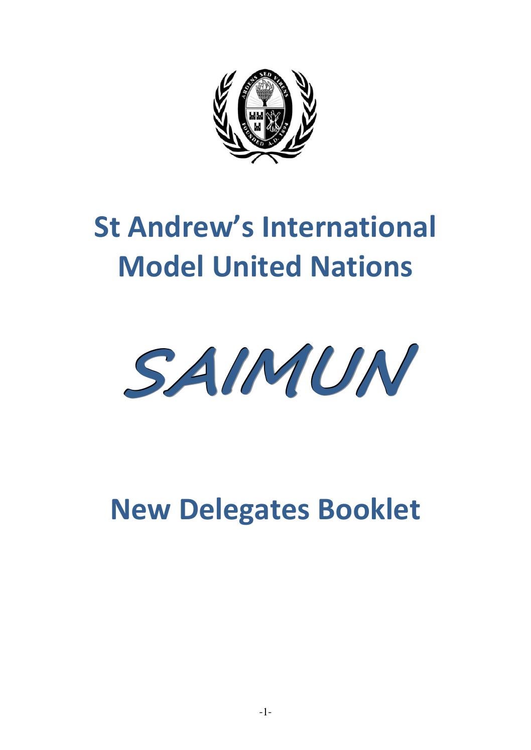 2015 first time delegate booklet by Rob Micallef - Issuu