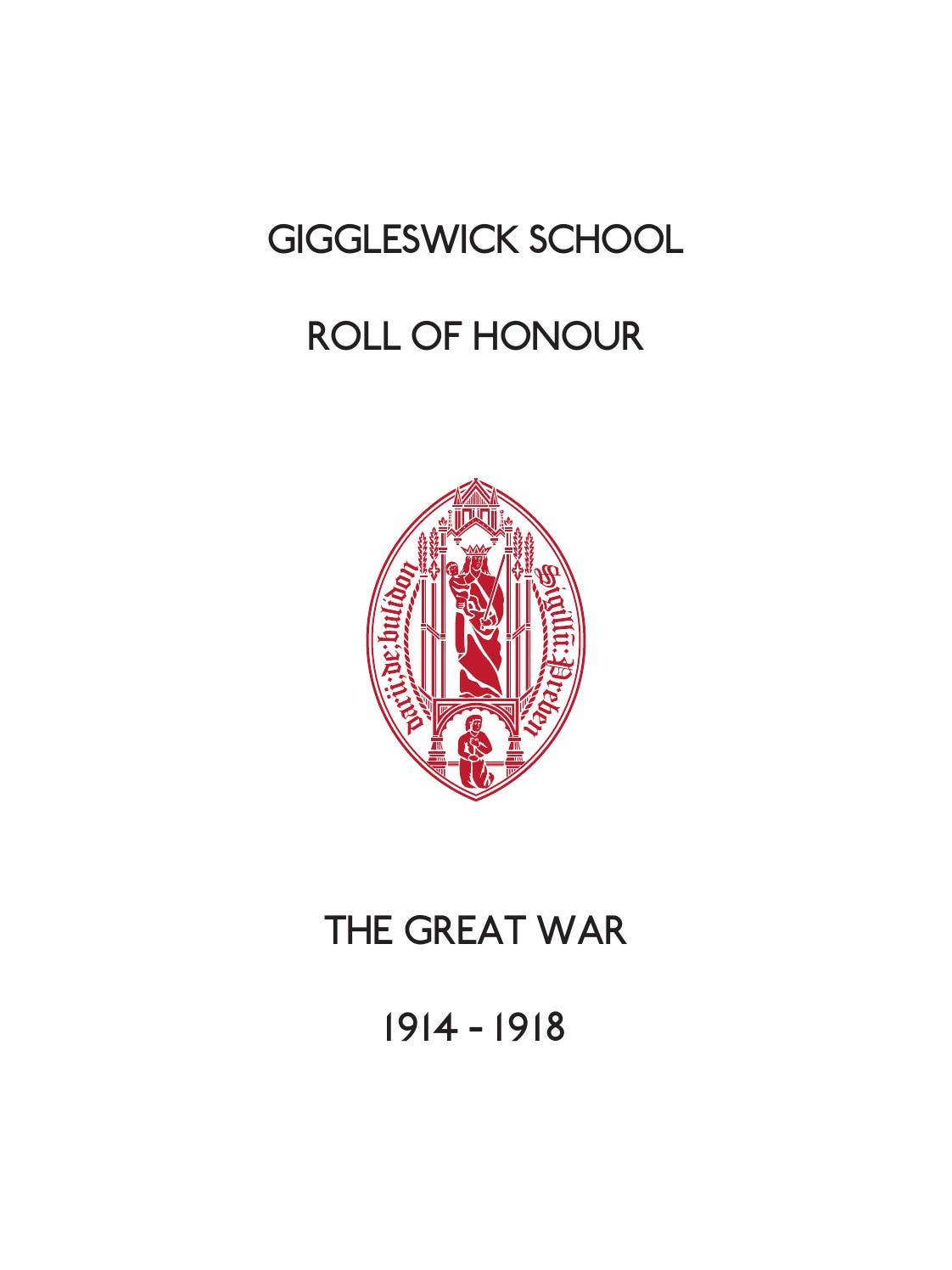 The Old Giggleswickian Book Of Remembrance by Giggleswick School - Issuu