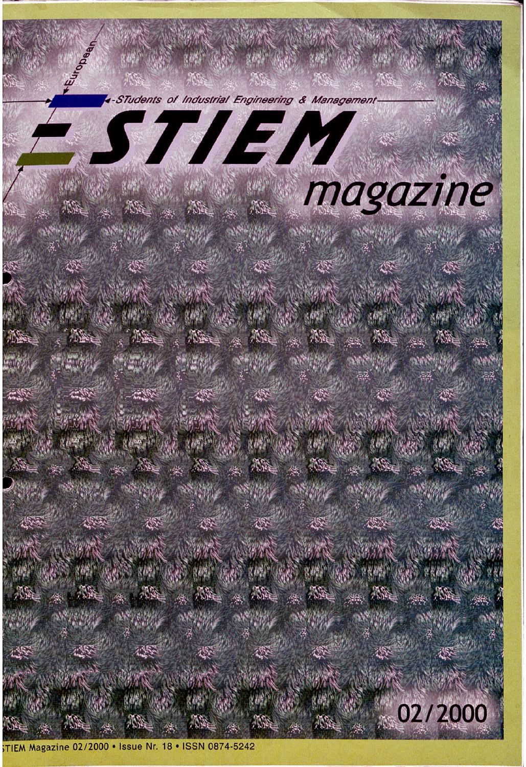 ESTIEM Magazine | Autumn 2000 by ESTIEM - Issuu