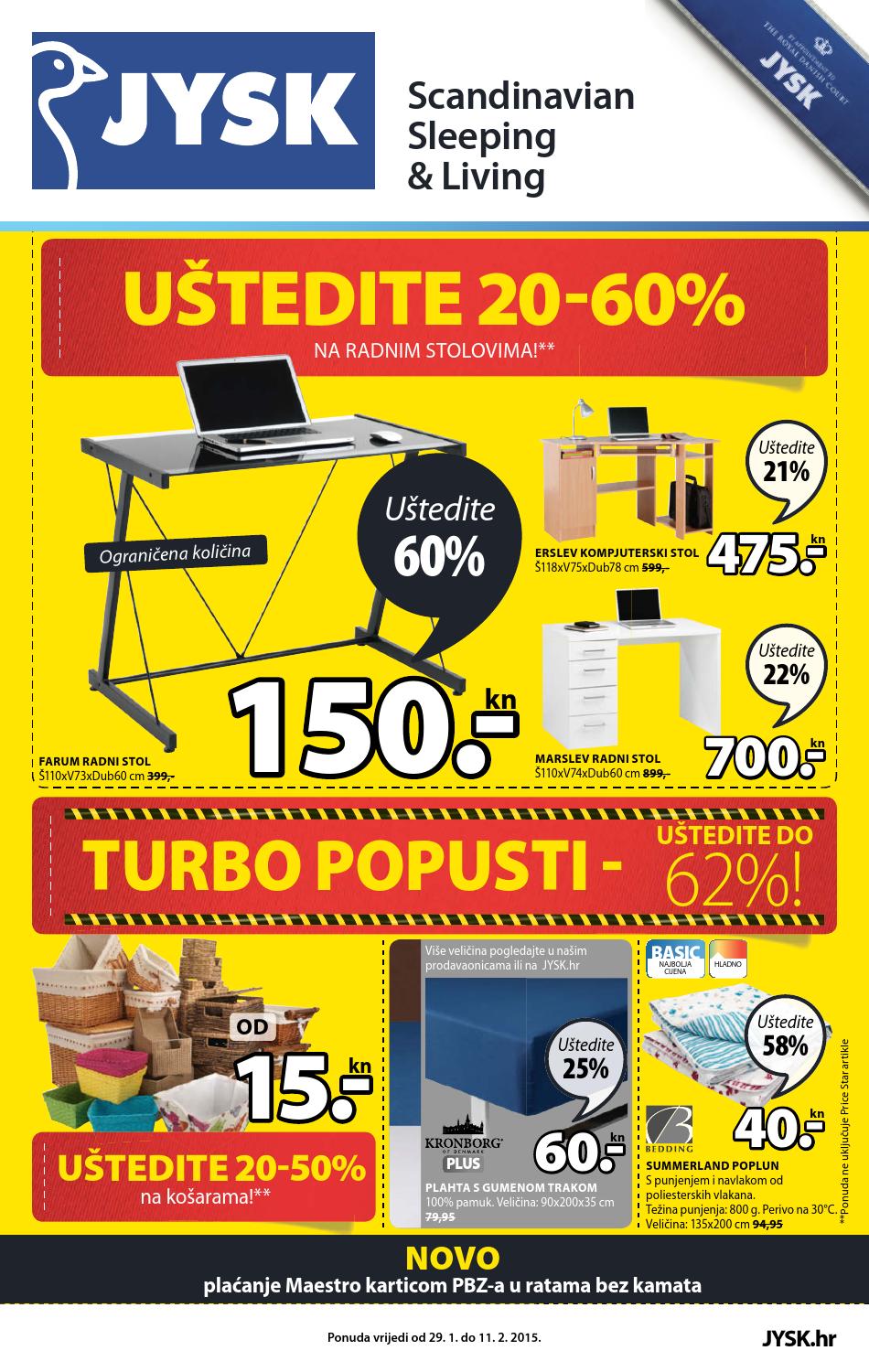 Jysk hr katalog akcija od 29 01 11 02 2015 by Catalog.hr - Issuu