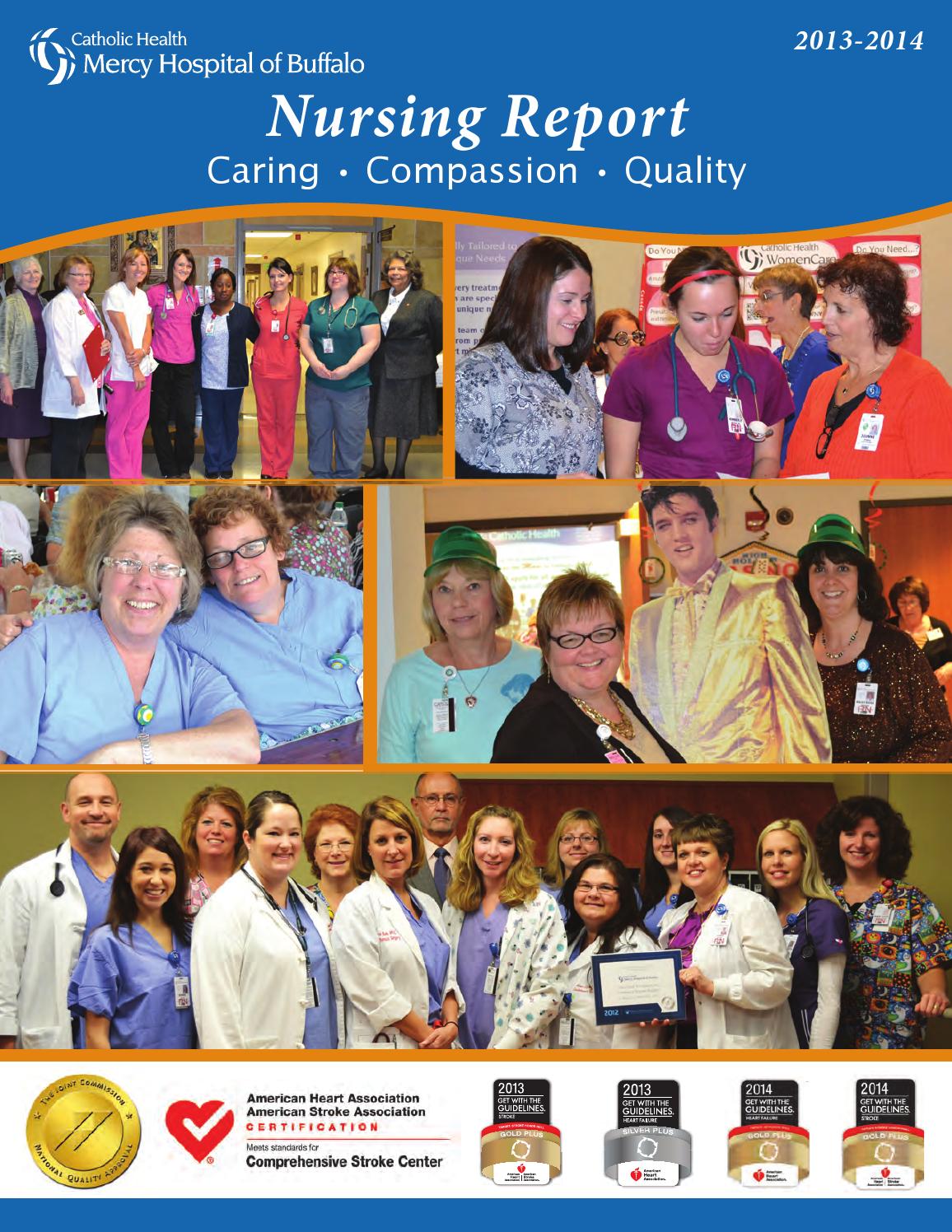 Mercy Hospital of Buffalo Annual Nursing Report: 2014 by Catholic ...