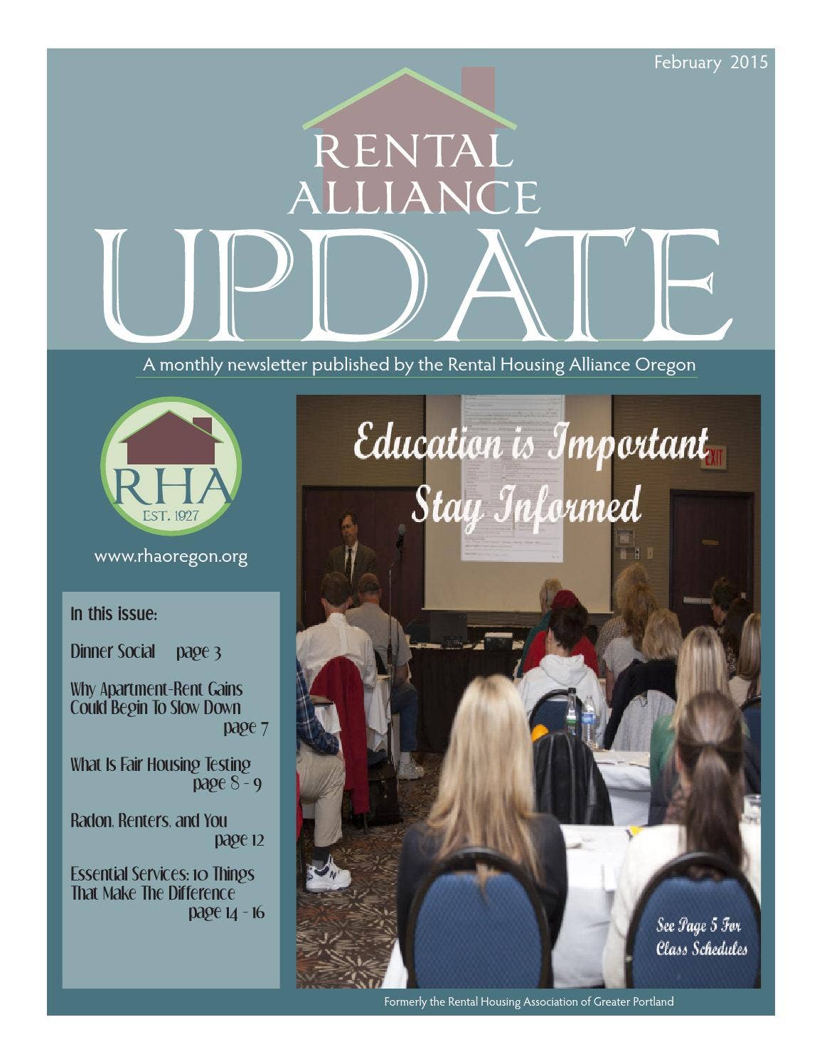 FEBRUARY 2015 RHA OREGON UPDATE NEWSLETTER by Cari Pierce - Issuu