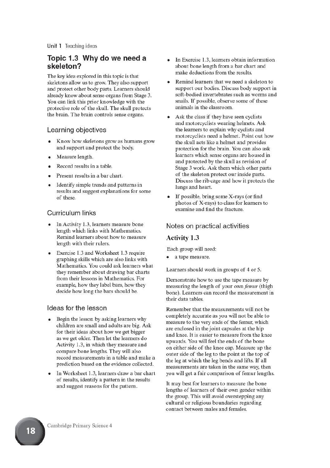 Preview Cambridge Primary Science Teacher's Resource Book Stage 4 by ...